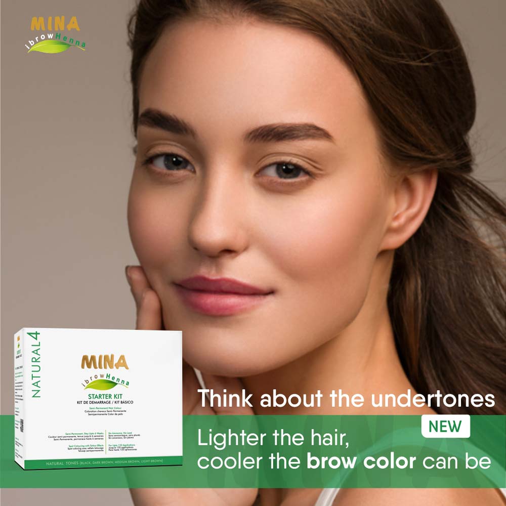 MinaIbrow Natural Henna Brow Master Kit | Professional Starter Kit ...